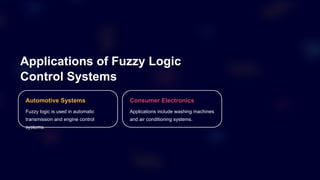 Introduction to Fuzzy Logic Control System | PPTX