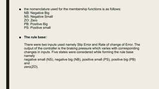 Fuzzy logic control (ABS) | PPT