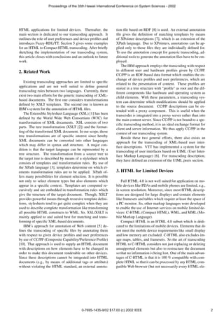 Fuzzy Rules for HTML Transcoding | PDF