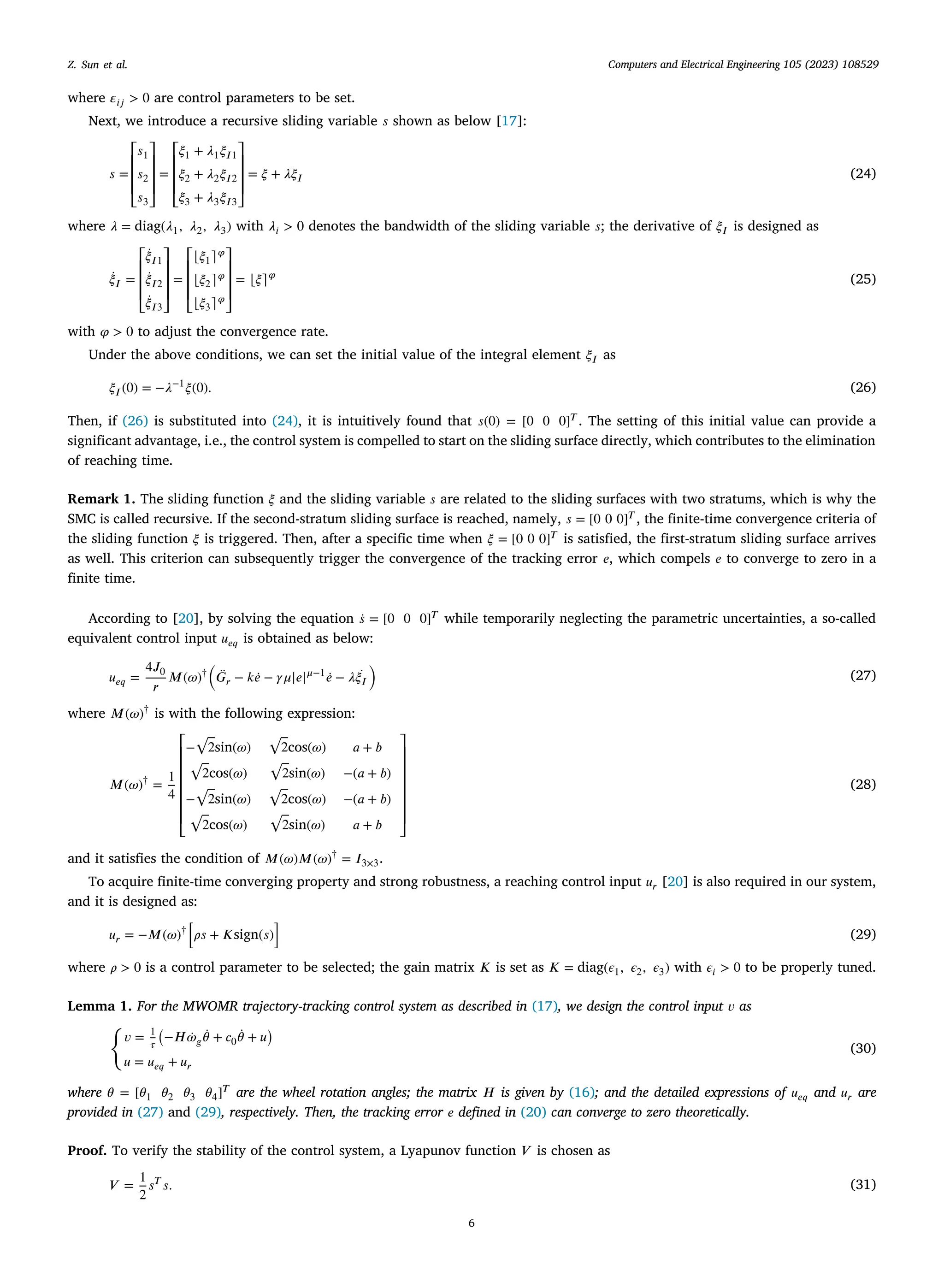 Fuzzy Adaptive Recursive Terminal Sliding Mode Control For An