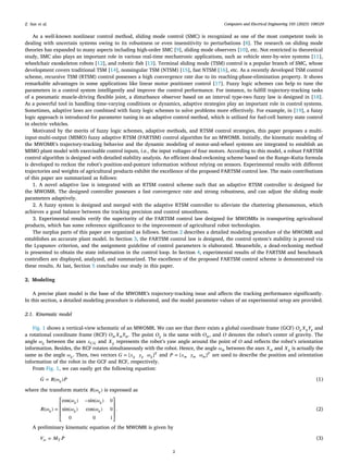 Fuzzy adaptive recursive terminal sliding mode control for an agricultural omnidirectional ...