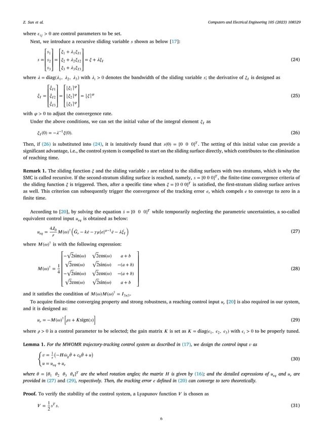 Fuzzy adaptive recursive terminal sliding mode control for an agricultural omnidirectional ...