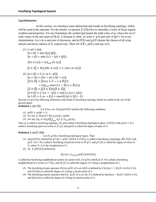 Fuzzy algebra | PDF