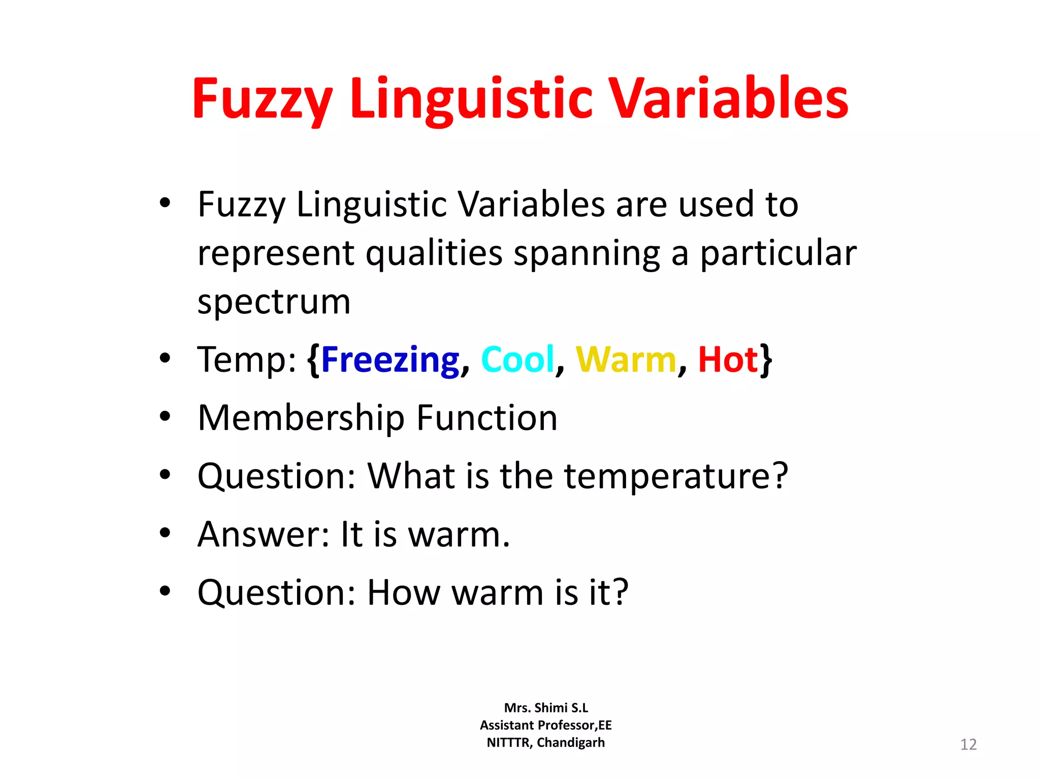 Fuzzy Logic and Neural Network | PPTX