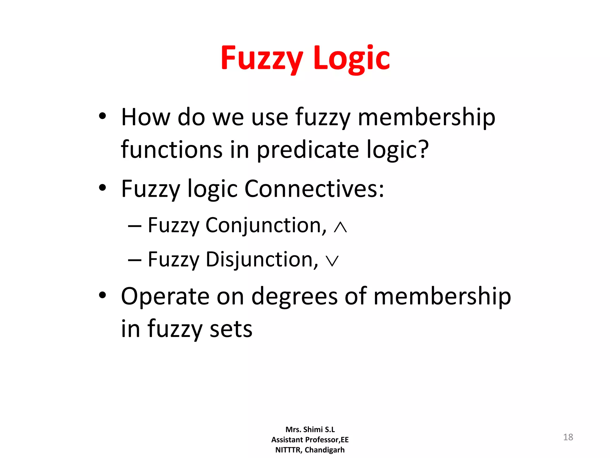 Fuzzy Logic and Neural Network | PPTX