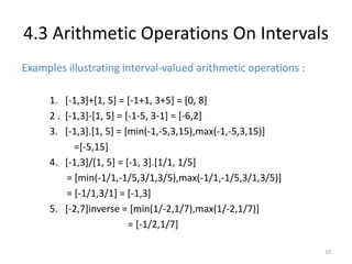 Fuzzy arithmetic | PPTX