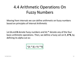 Fuzzy arithmetic | PPTX
