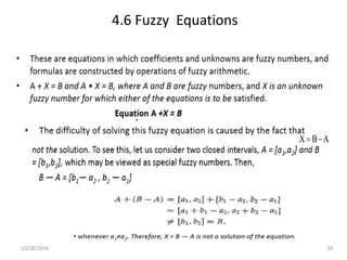 Fuzzy arithmetic | PPTX