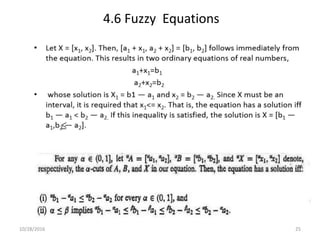 Fuzzy arithmetic | PPTX