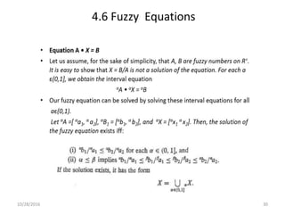 Fuzzy arithmetic | PPTX
