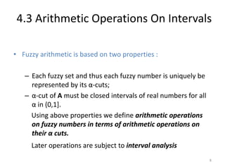 Fuzzy arithmetic | PPTX