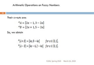 fuzzy arithmetic operations over set theory | PPT