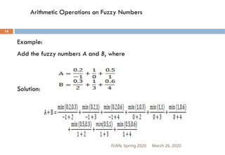 fuzzy arithmetic operations over set theory | PPT