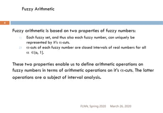 fuzzy arithmetic operations over set theory | PPT