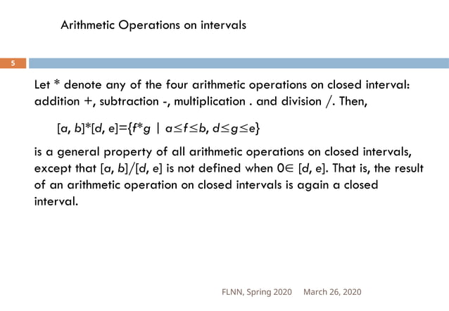 fuzzy arithmetic operations over set theory | PPT