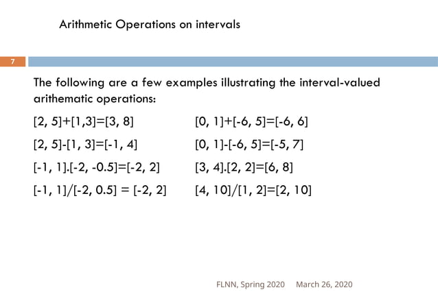 fuzzy arithmetic operations over set theory | PPT