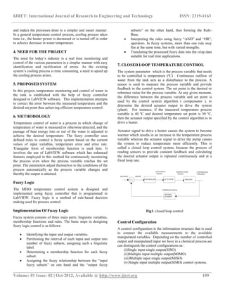 Fuzzy based control using labview for miso temperature process | PDF