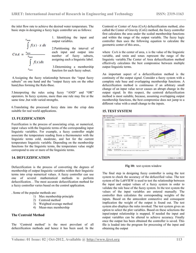 Fuzzy Based Control Using Labview For Miso Temperature Process Pdf