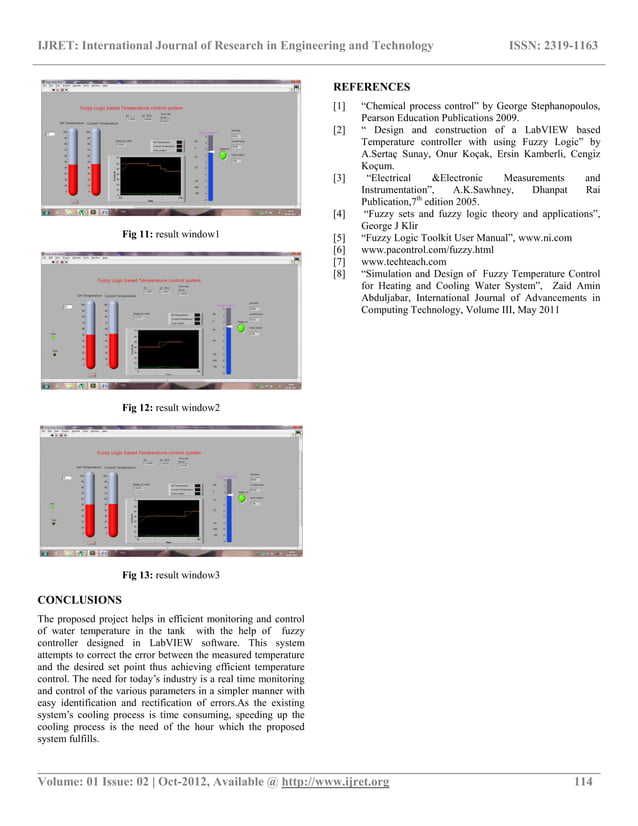 Fuzzy Based Control Using Labview For Miso Temperature Process Pdf