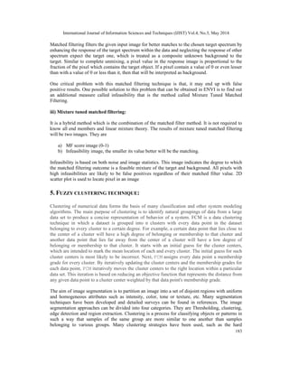 Fuzzy based hyperspectral image | PDF