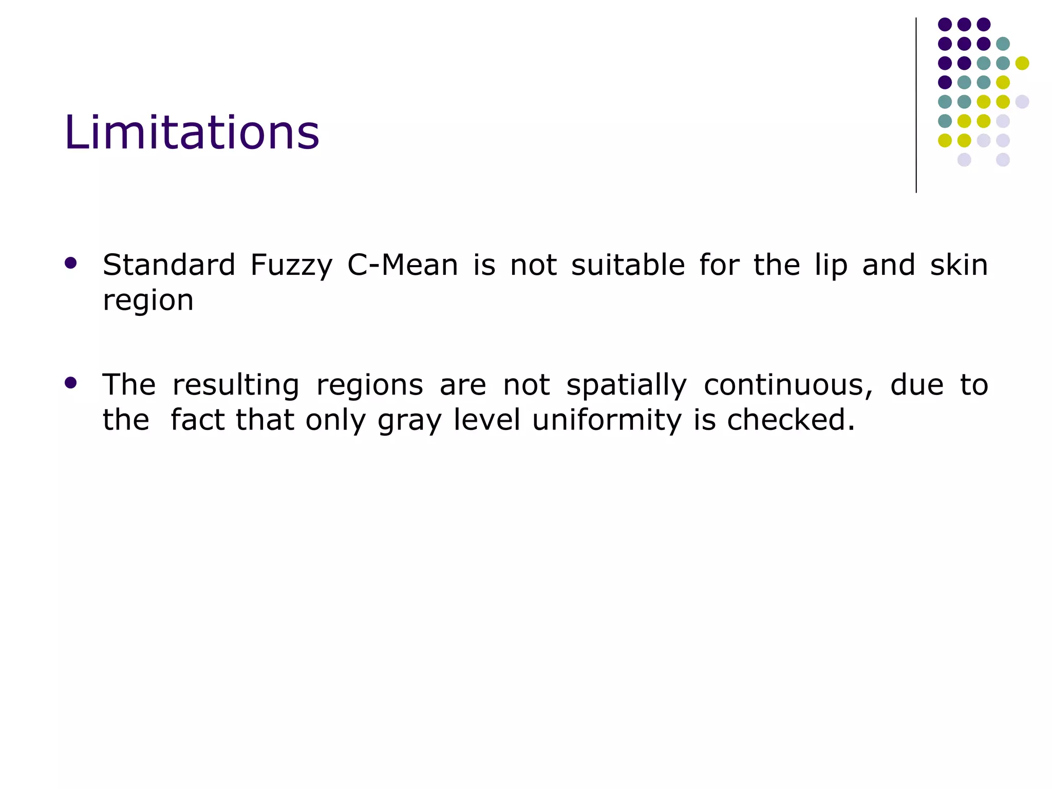 Fuzzy C Means Clustering For Image Segmentation Ppt