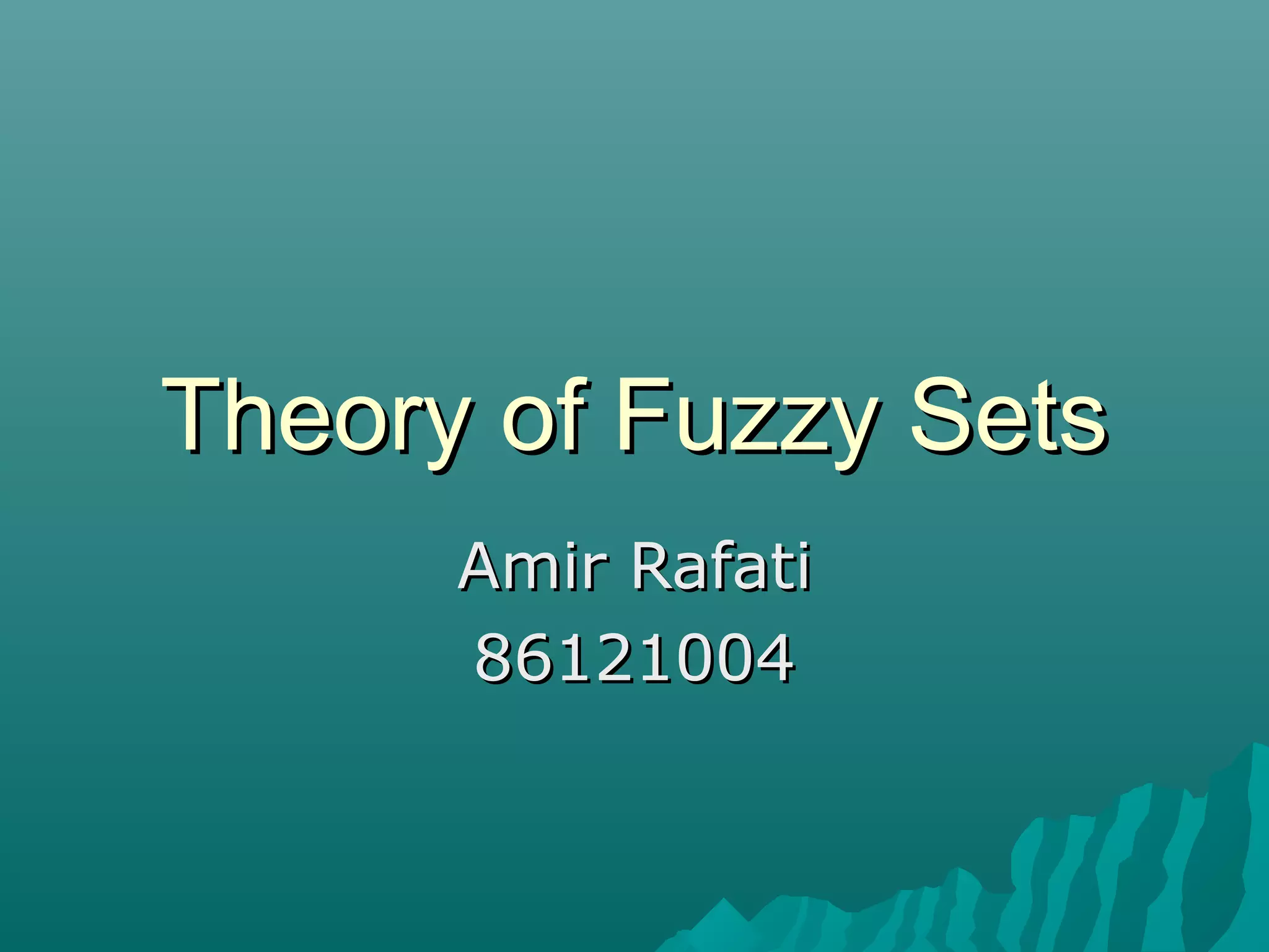 Fuzzy calculation | PPT