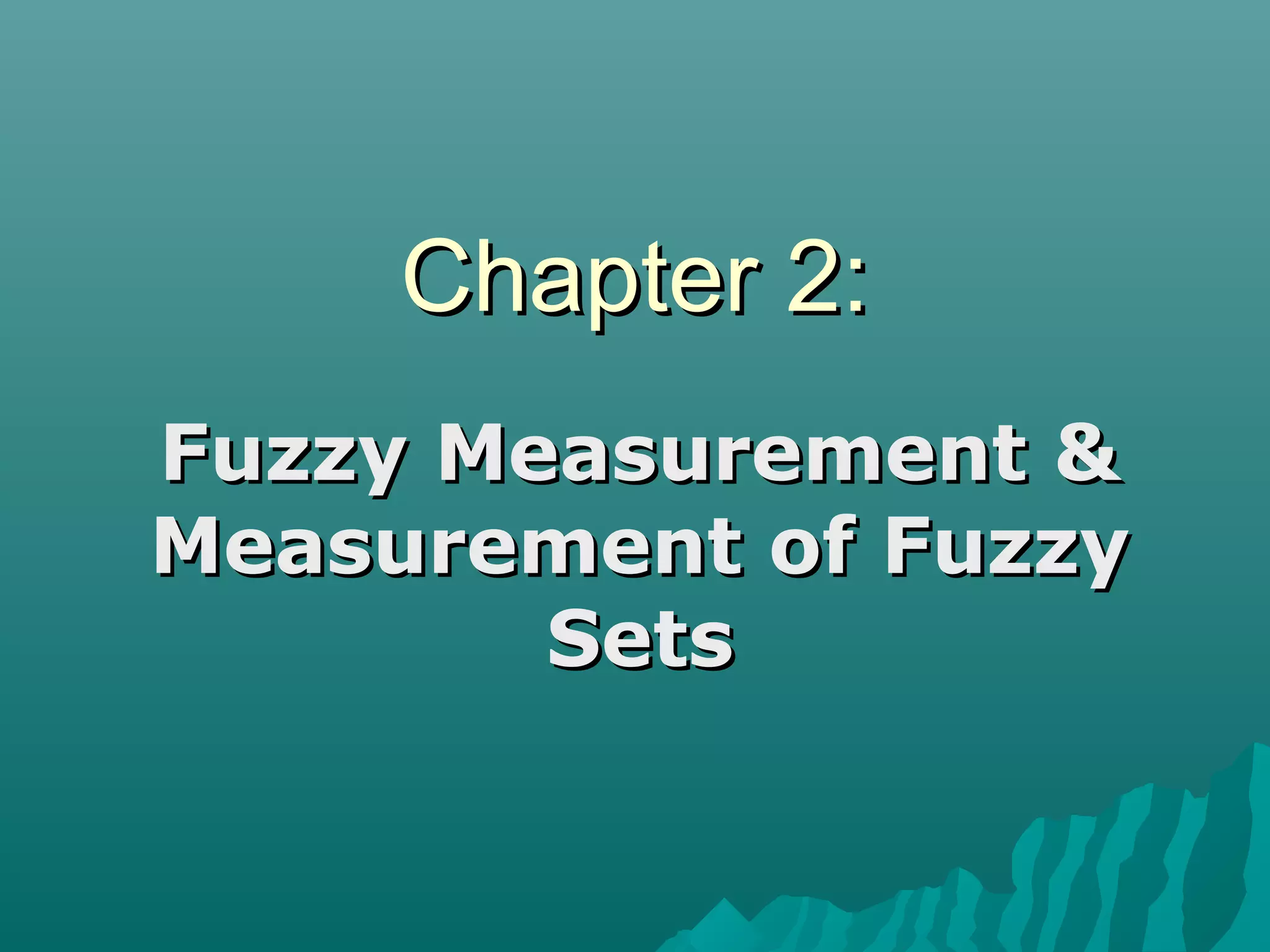 Fuzzy calculation | PPT