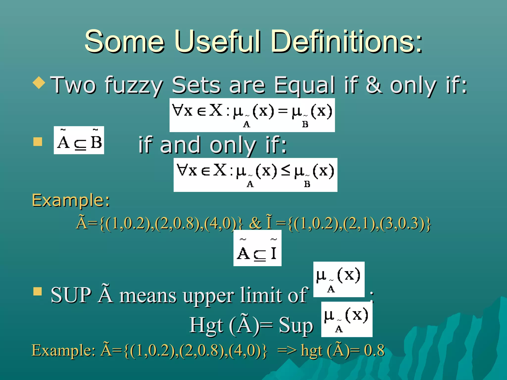 Fuzzy calculation | PPT