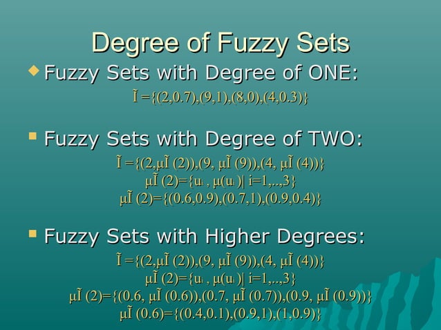 Fuzzy calculation | PPT