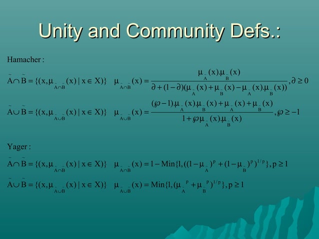 Fuzzy calculation | PPT