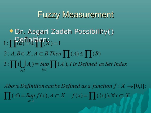 Fuzzy calculation | PPT