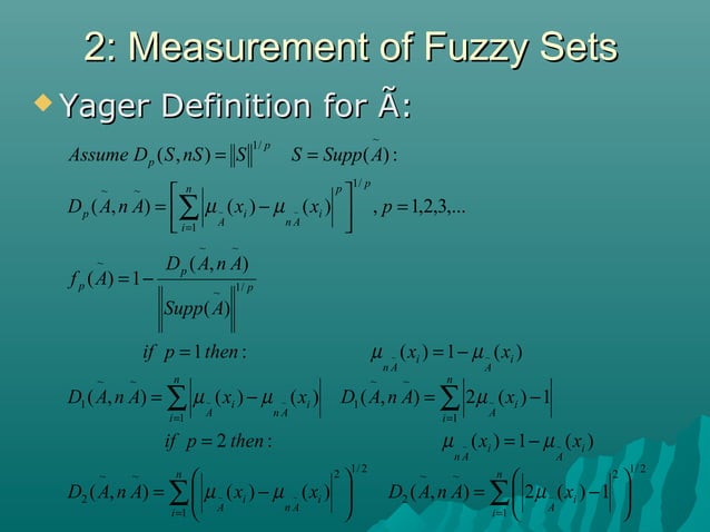 Fuzzy calculation | PPT