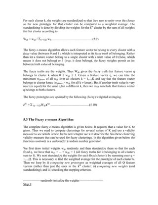 Fuzzy clustering and merging | PDF