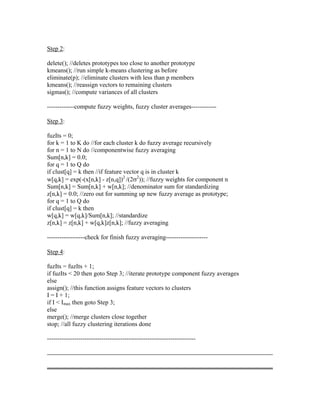 Fuzzy clustering and merging | PDF