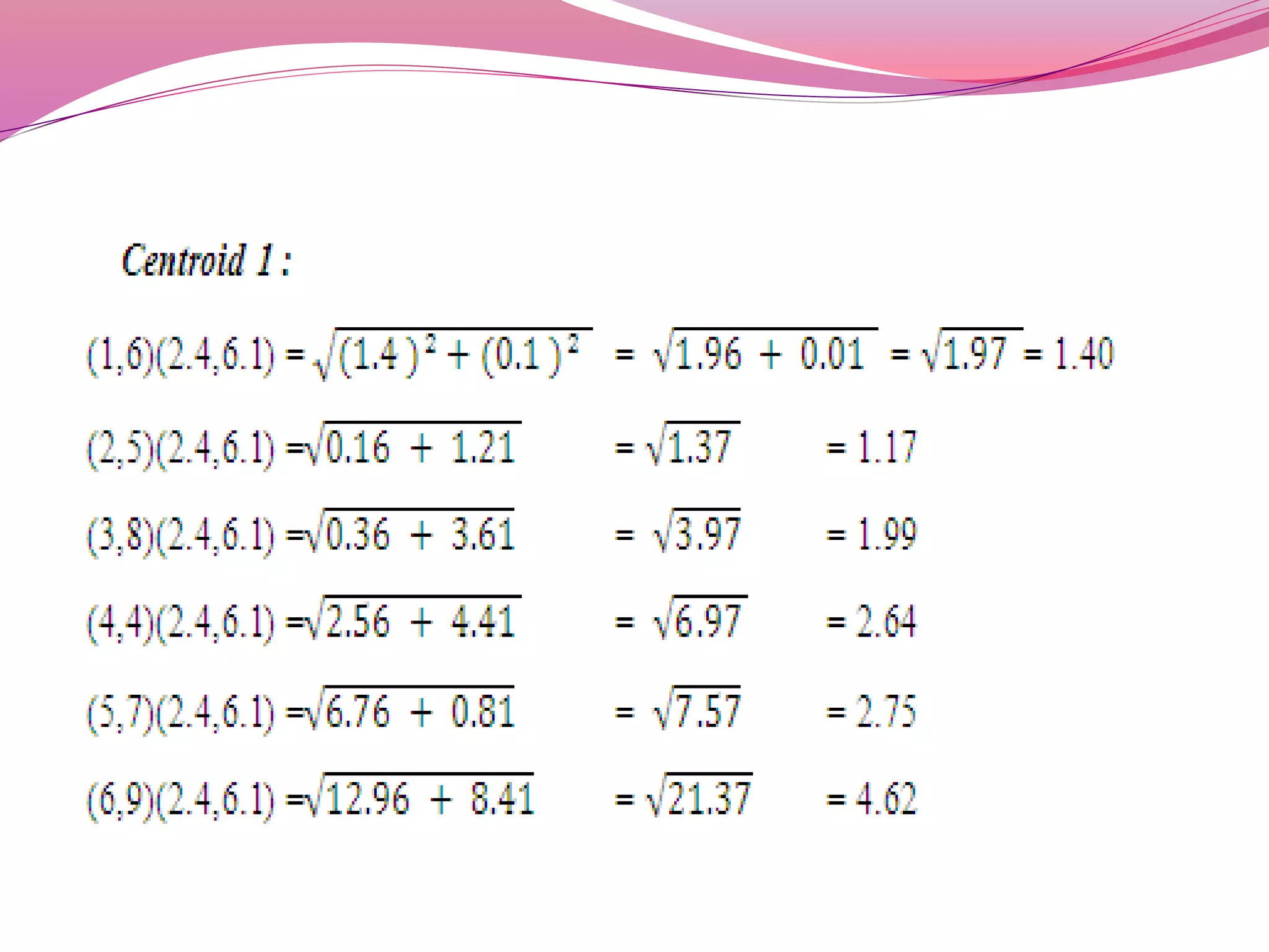 Fuzzy c means manual work | PPTX