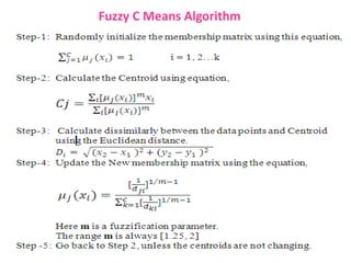 Fuzzy c means manual work | PPTX