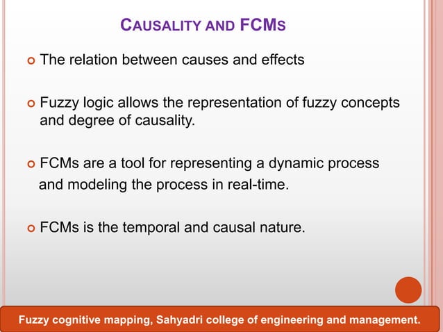 Fuzzy cognitive mapping .ppt new | PPTX | Computer Software and Applications | Computing