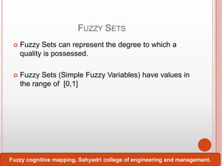 Fuzzy cognitive mapping .ppt new | PPTX