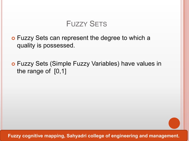Fuzzy cognitive mapping .ppt new | PPT