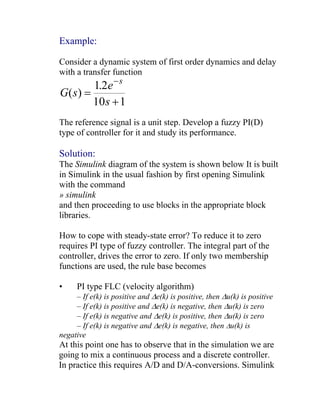 Fuzzy control design_tutorial | PDF