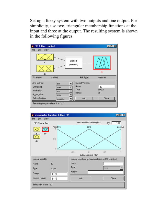 Fuzzy control design_tutorial | PDF