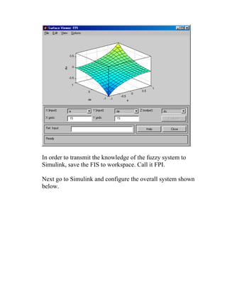 Fuzzy control design_tutorial | PDF