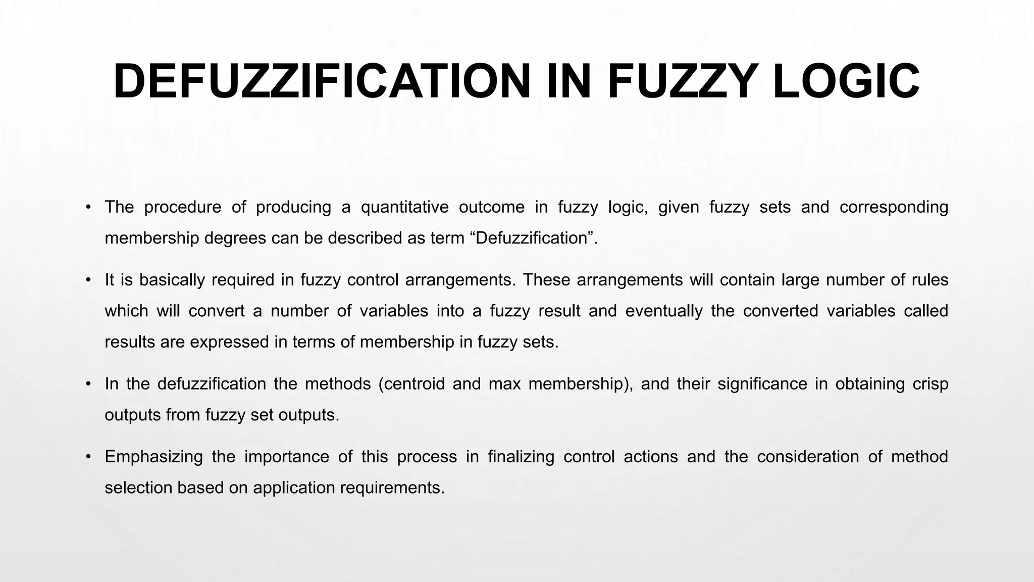 Fuzzy Controller Design Procedure System | PPT