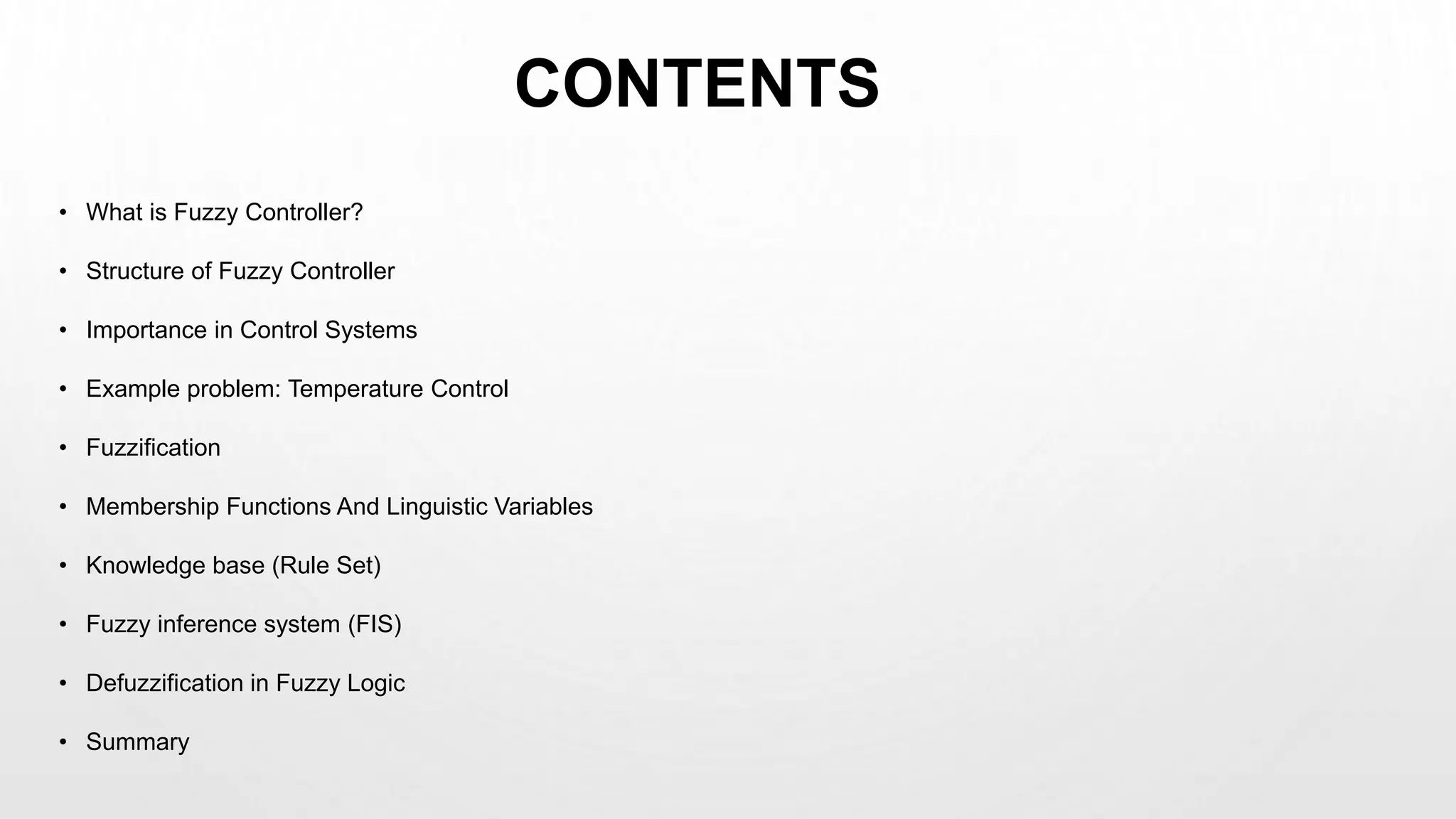 Fuzzy Controller Design Procedure System | PPT