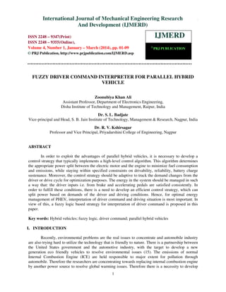 Fuzzy driver command interpreter | PDF