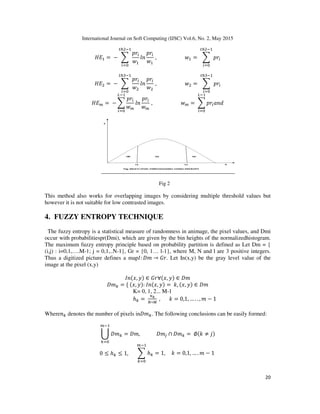 Fuzzy entropy based optimal | PDF | Computing | Technology & Computing