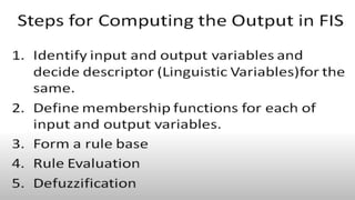 fuzzylogic controller example based on mamdani approach | PPTX
