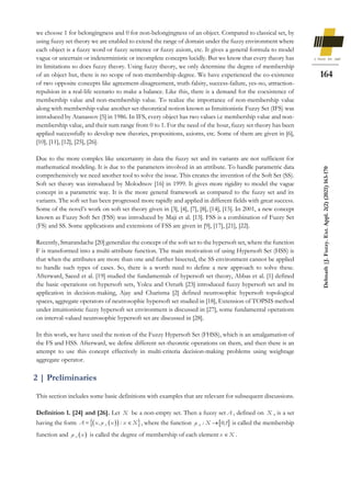 Fuzzy hypersoft sets and its weightage operator for decision making | PDF