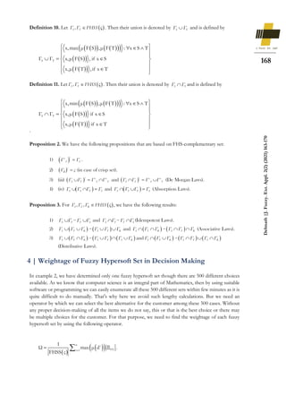 Fuzzy hypersoft sets and its weightage operator for decision making | PDF