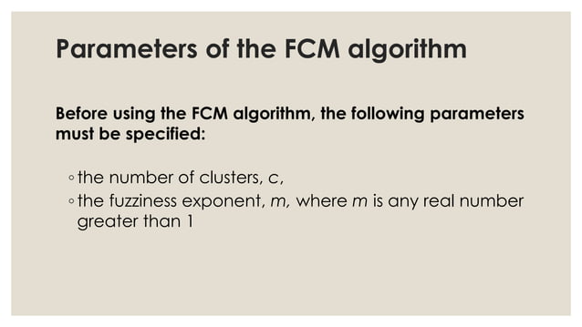 Fuzzy image processing- fuzzy C-mean clustering | PPTX